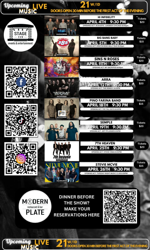 Stage 119- Elmhurst Premier Event Space- Live Bands - DJ